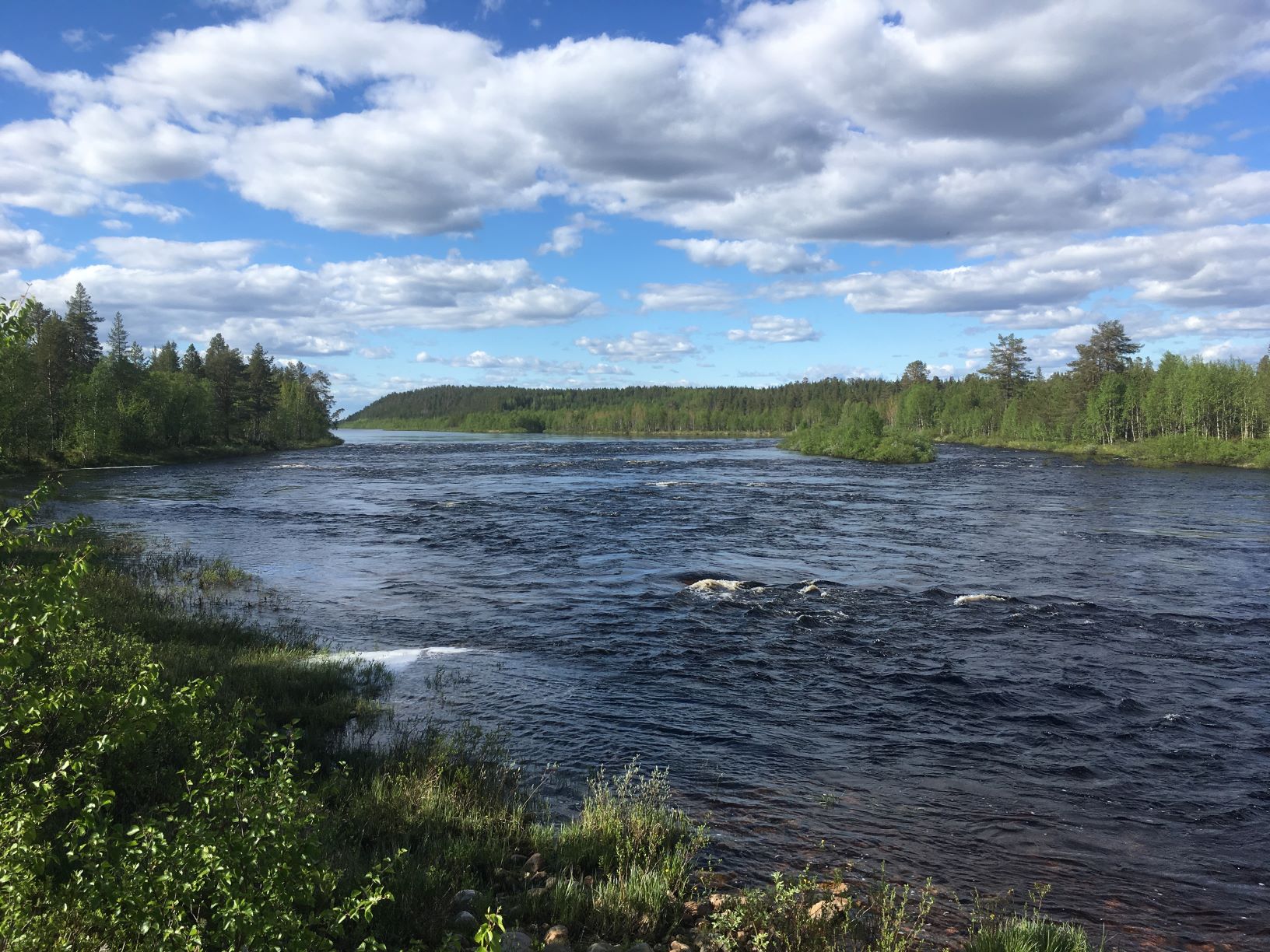 Molkoköngäs rapids in Ounasjoki river - Out in the Nature