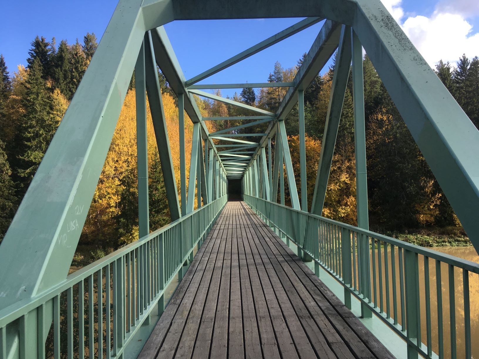 Myllyoja bridge in Turku leads nowhere - Out in the Nature