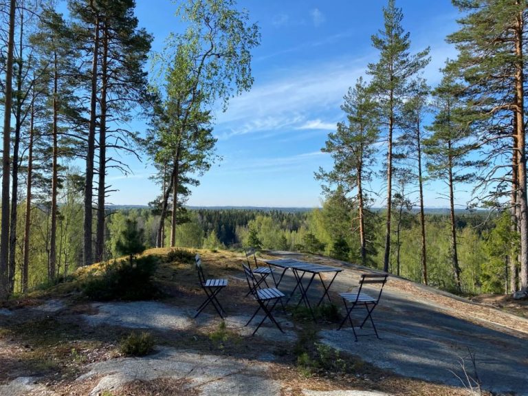 Delightful Pölkinvuori flower garden in Urjala